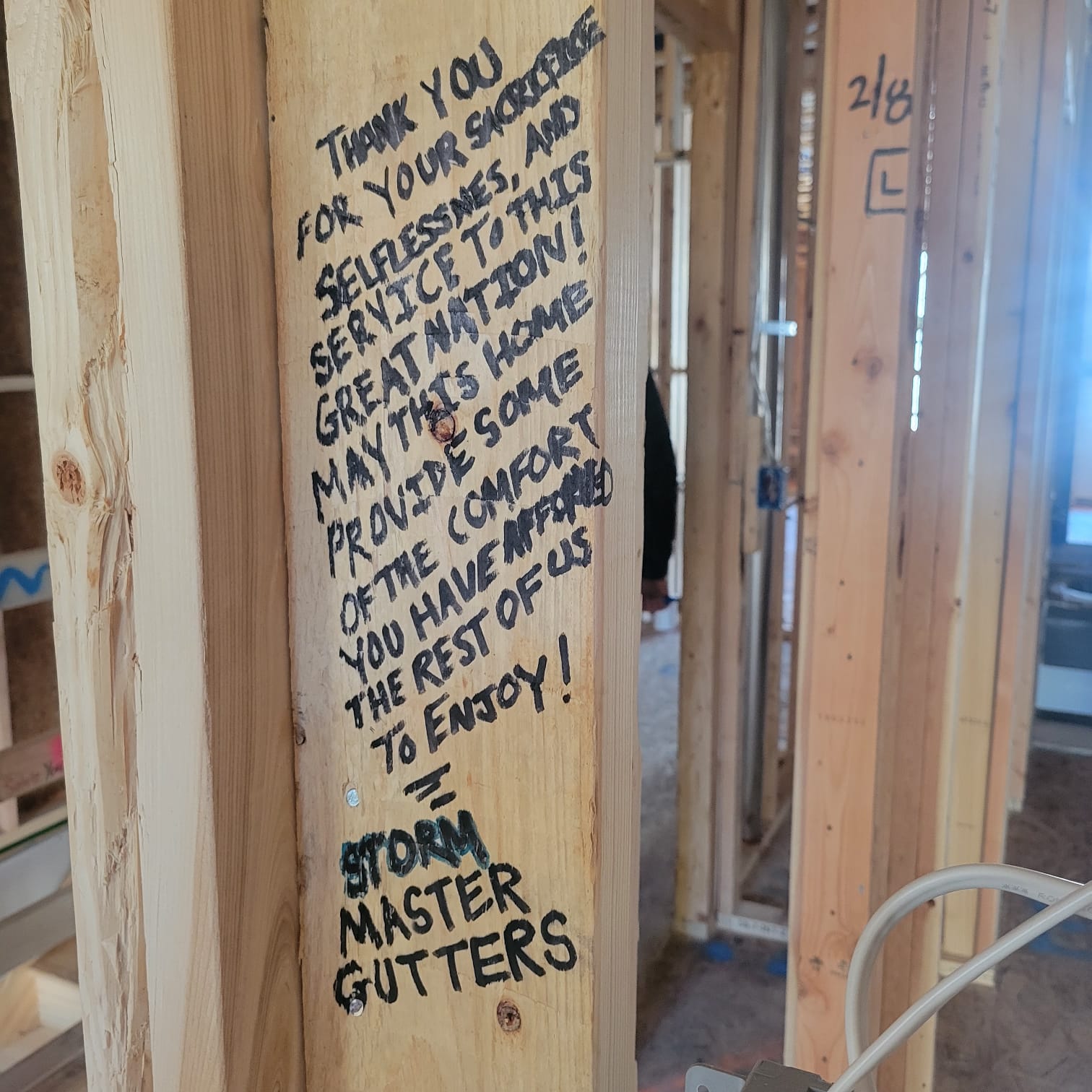 StormMaster Contributes to PulteGroup’s Built to Honor Program